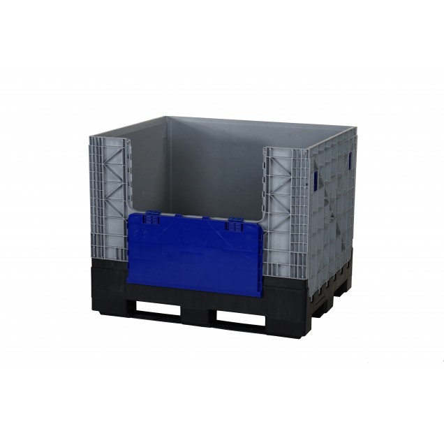 Collapsible Plastic Pallet Box 820Litres | FREE UK Delivery - Titan ...