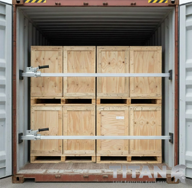 Heavy Duty Steel Cargo Stay Bar 2.2m–2.6m | 1000kg Load Restraint for ...