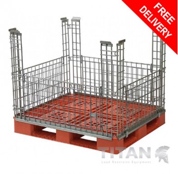 Pallet Cages - Pallet Retention Units - FREE UK Delivery | Titan Load ...