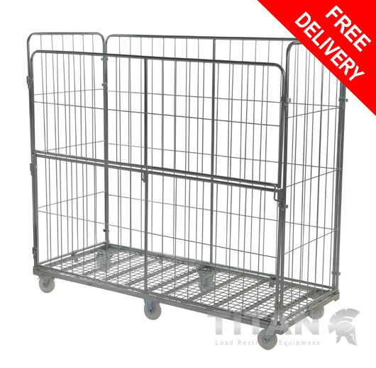 Heavy Duty Full Security Jumbo Roll Container + FREE UK Delivery